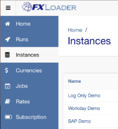 Create Instance – ‘Pull’ types – FXLoader