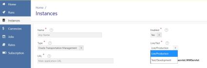 Create Instance – OTM – FXLoader